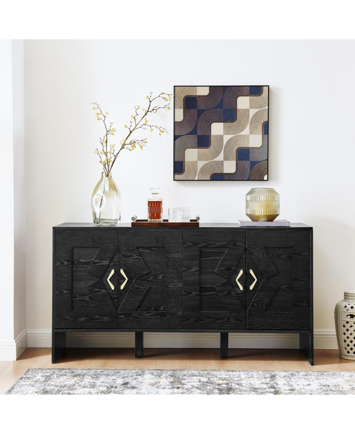 Click here for Mid-Century Modern Sideboard Buffet Cabinet - 60&#... prices