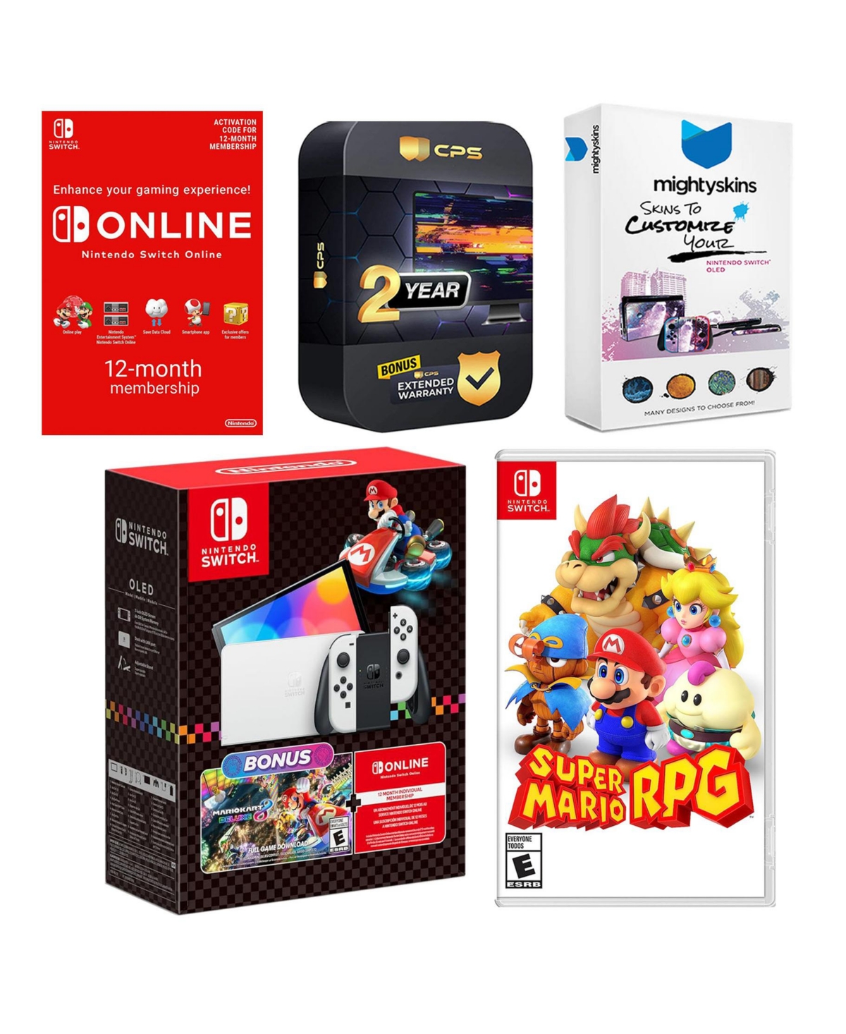 Click here for Nintendo Switch Oled Console Mario Kart 8 Bundle w... prices