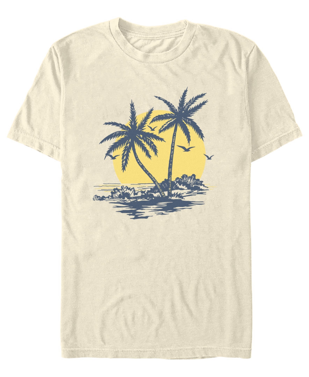 Click here for Fifth Sun Mens Palms Short Sleeve T-Shirt - Natura... prices