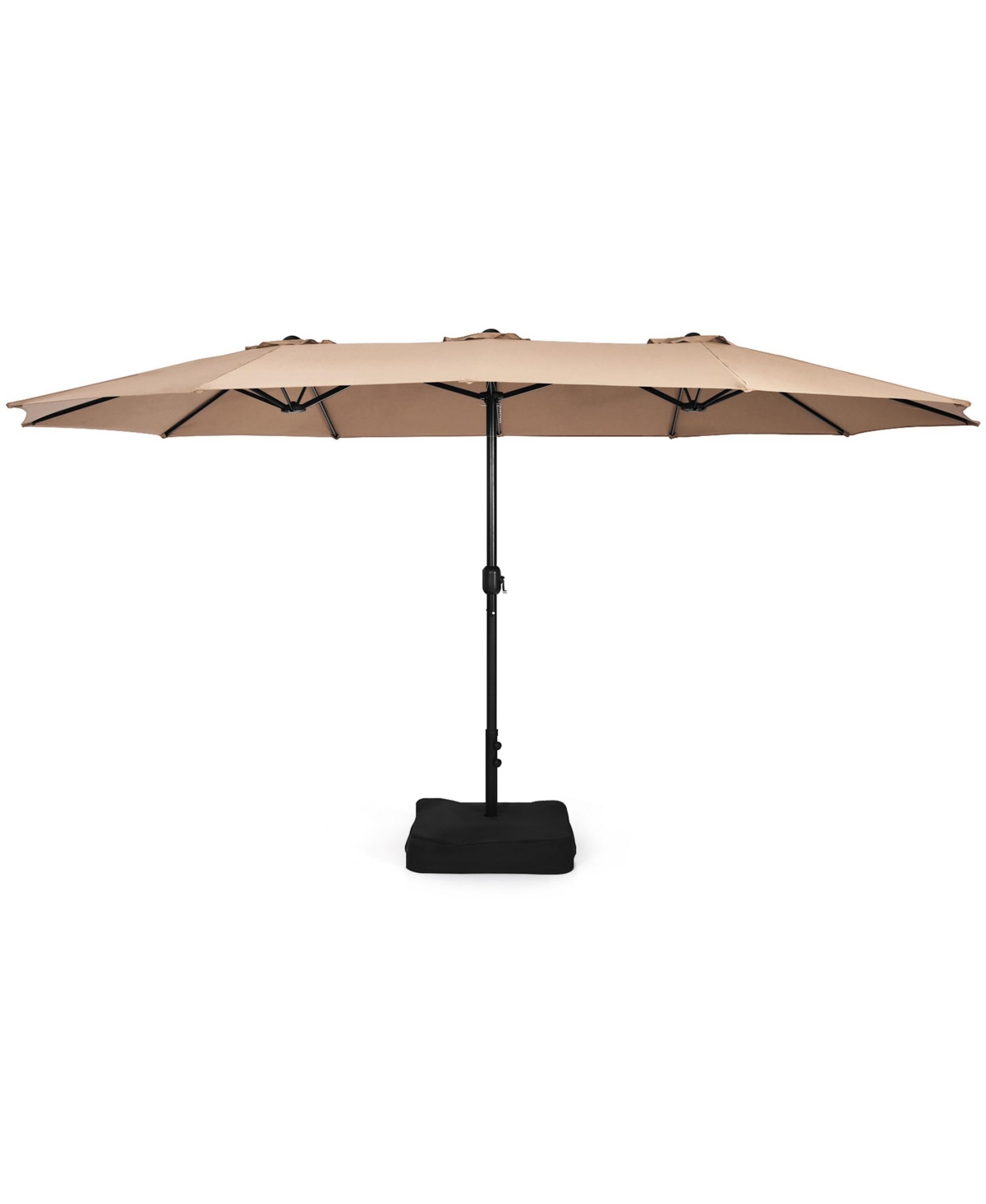 Click here for Gymax 15 ft Double-Sided Patio Twin Umbrella Extra... prices