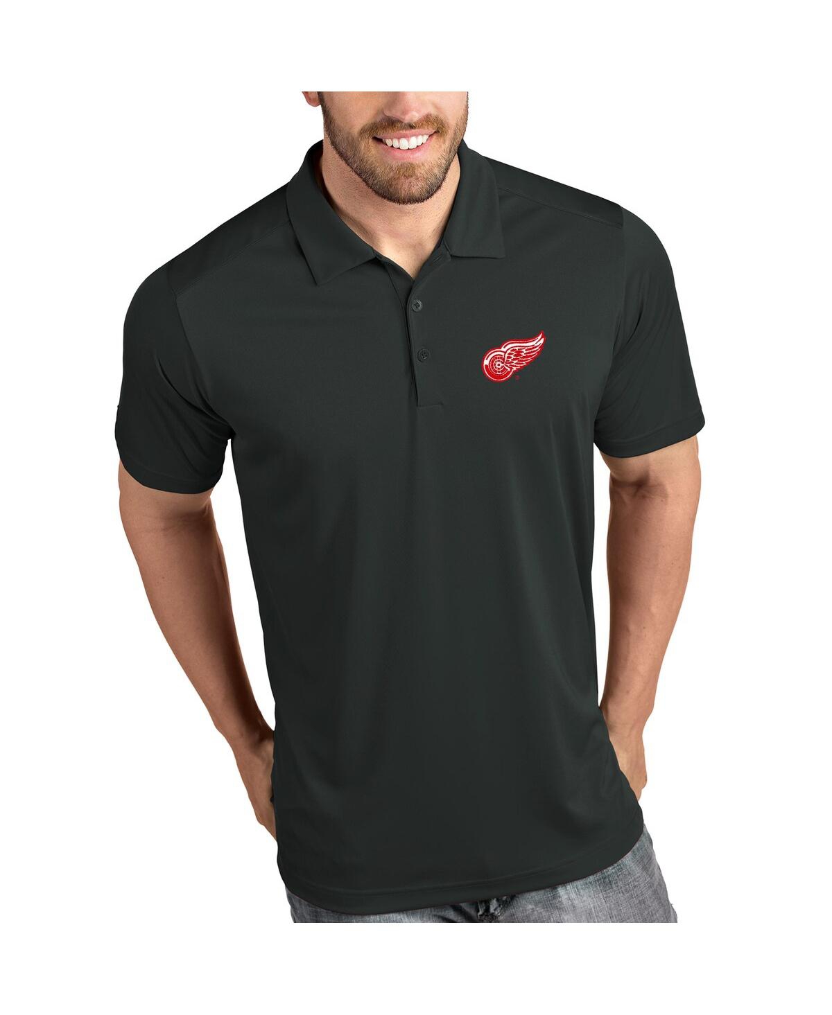 Click here for Antigua Mens Gray Detroit Red Wings Tribute Polo S... prices