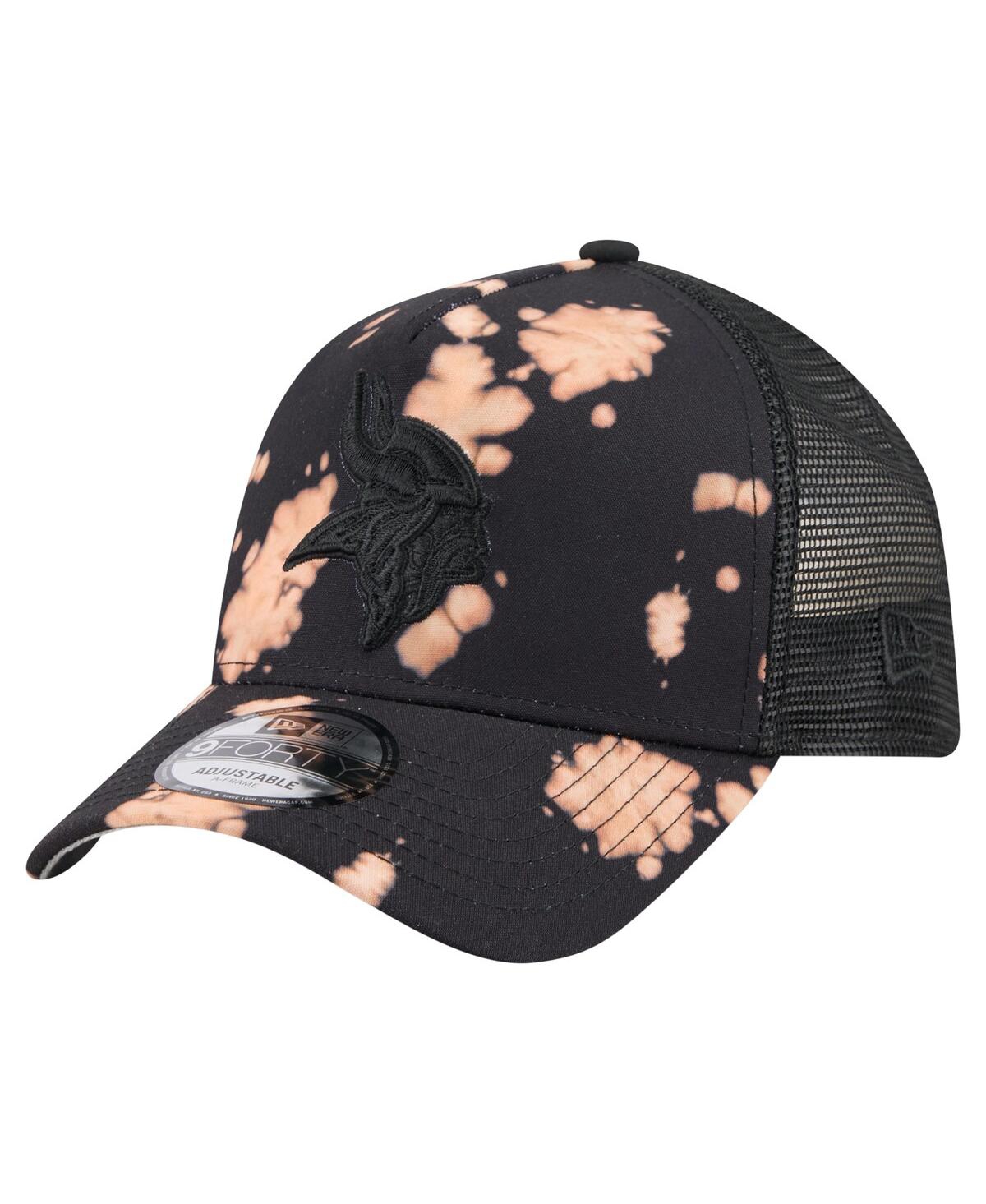 Click here for New Era Mens Black Minnesota Vikings Bleached A-Fr... prices