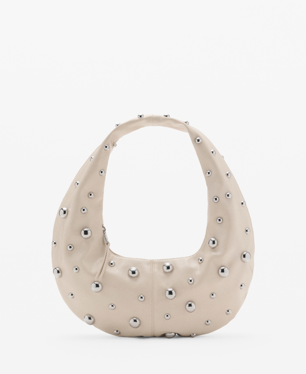 Click here for Mango Womens Studded Shoulder Bag - Off White prices