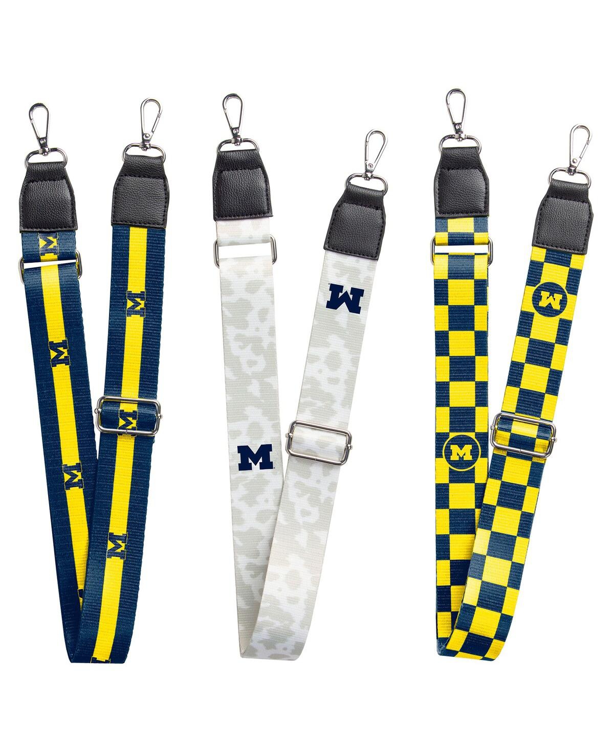 Click here for Logo Brands Michigan Wolverines Bag Strap Set of 3 prices