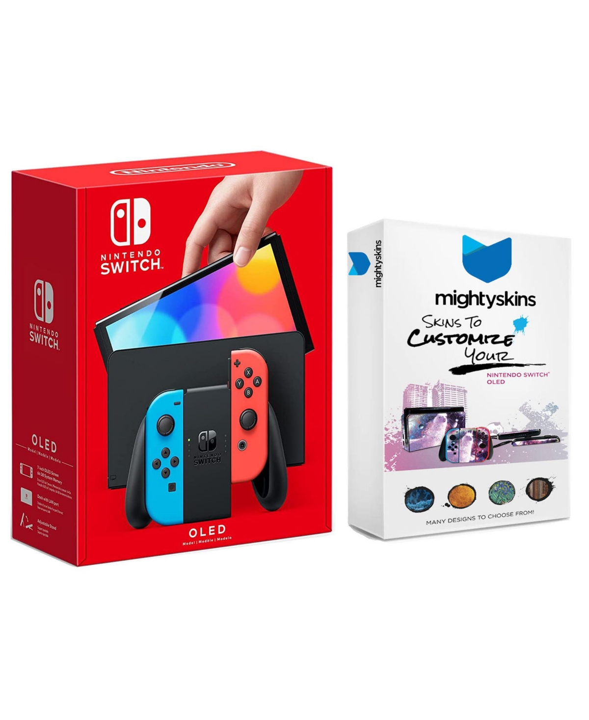 Click here for Nintendo Switch Neon Oled Console with MightySkins... prices
