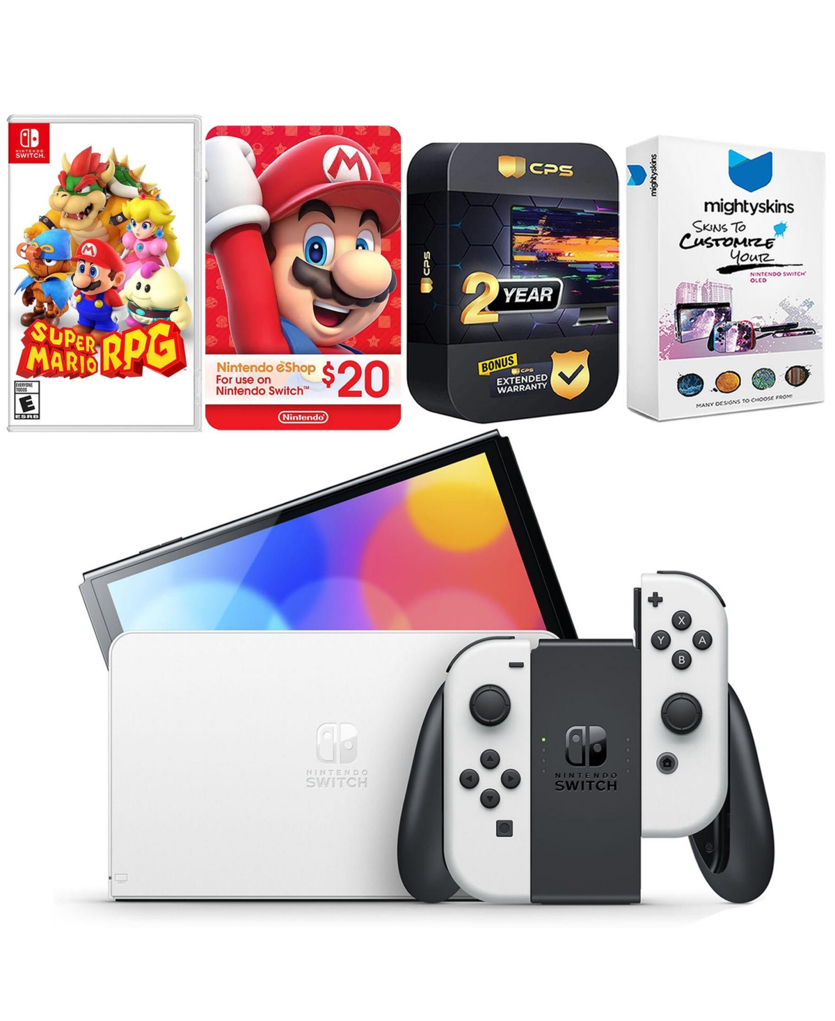 Click here for Nintendo Switch White Oled Console with Super Mari... prices