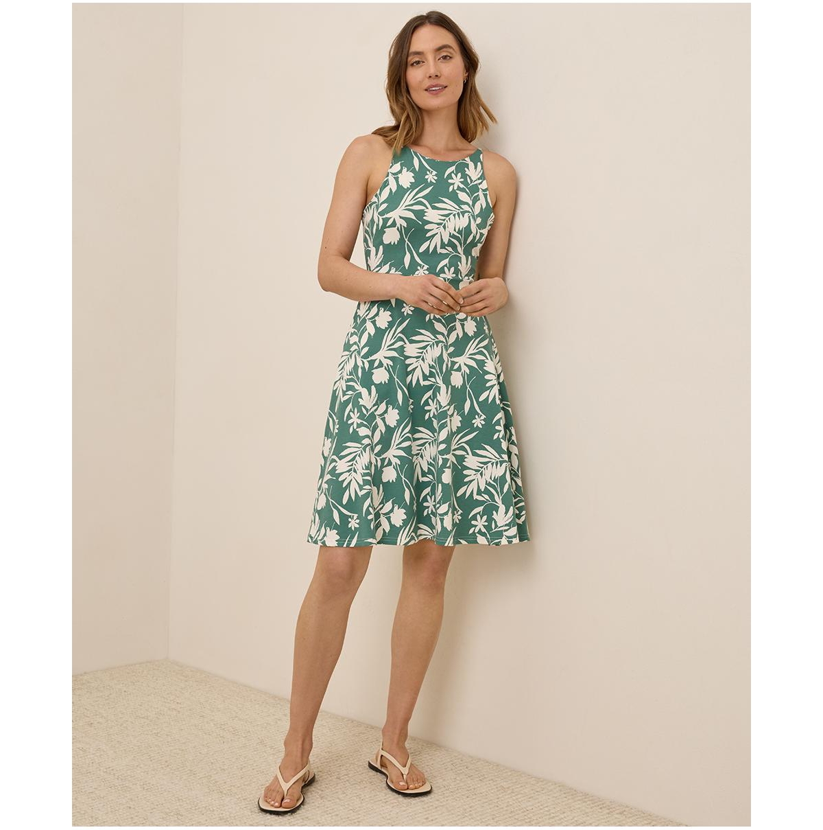 Click here for Pact Womens Organic Cotton Fit & Flare Twist Back... prices