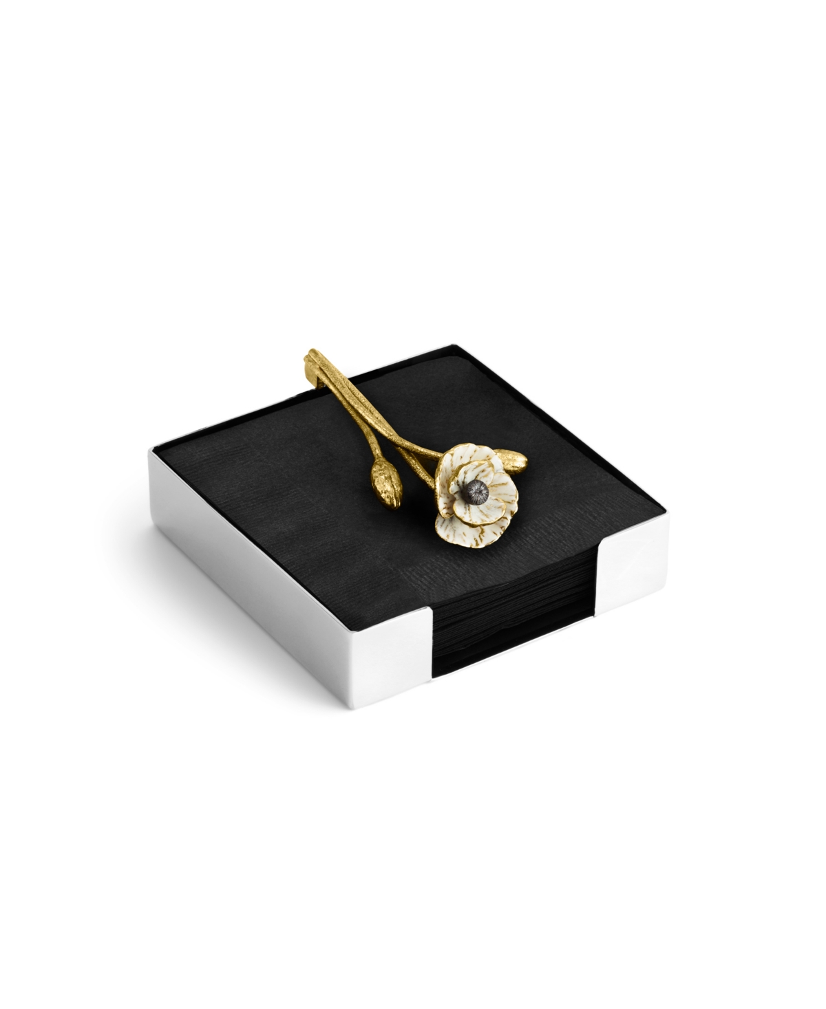Click here for Michael Aram Anemone Cocktail Napkin Holder - Blac... prices