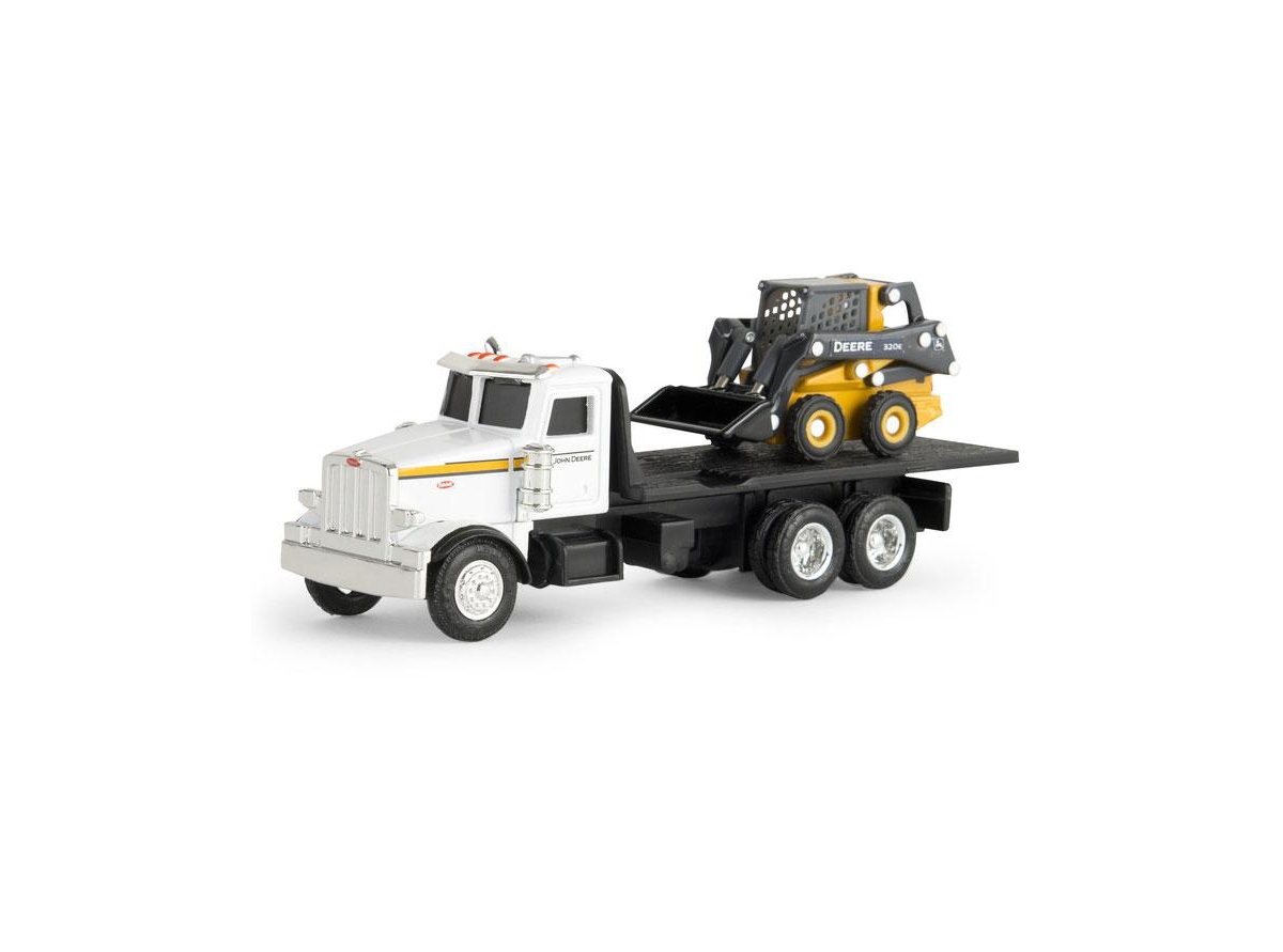 Click here for Ertl 1/64 John Deere Peterbilt Flatbed Truck With... prices