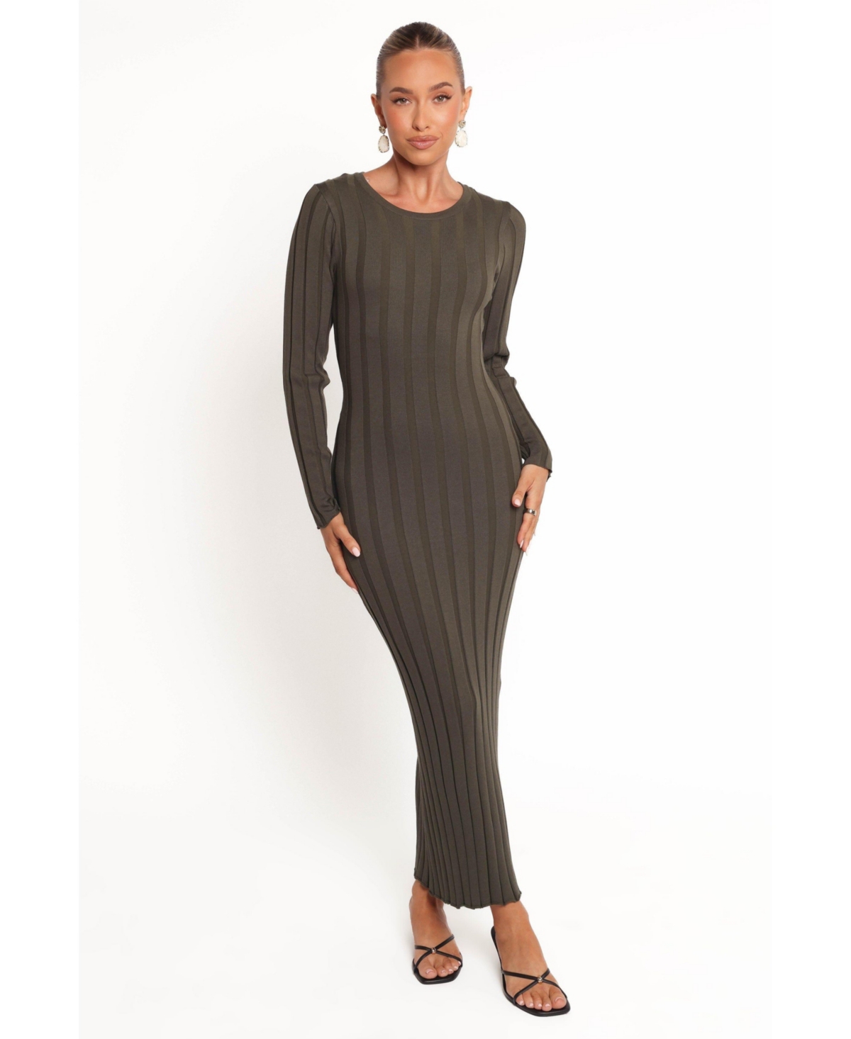 Click here for Petal and Pup Carlson Maxi Dress - Olive prices