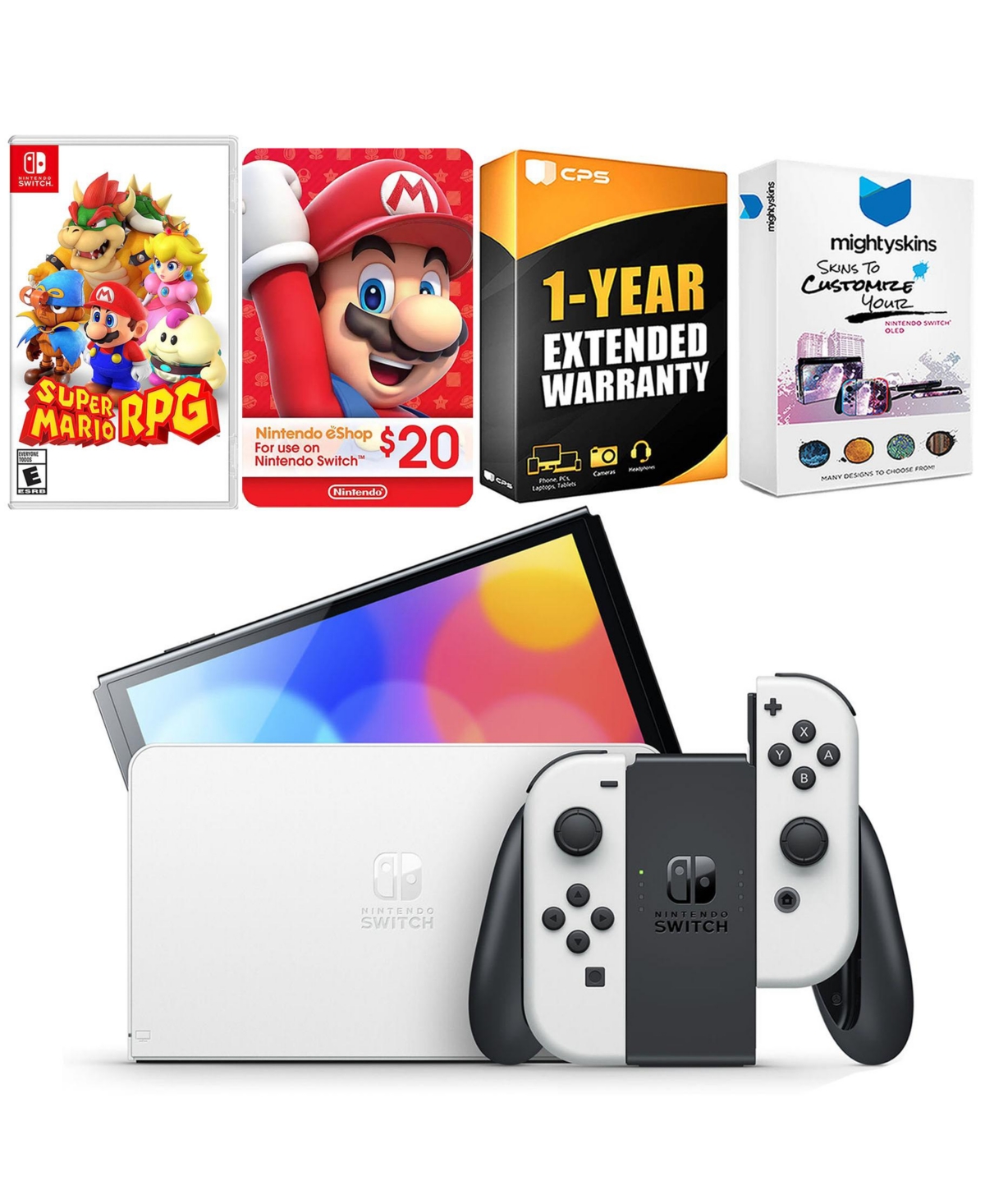 Click here for Nintendo Switch White Oled Console with Super Mari... prices