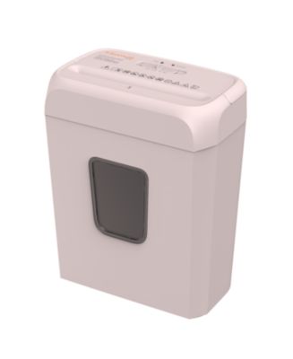 Bonsaii Pink Shredder, Compact for Office, Cross-Cut 6 Sheets, Security ...