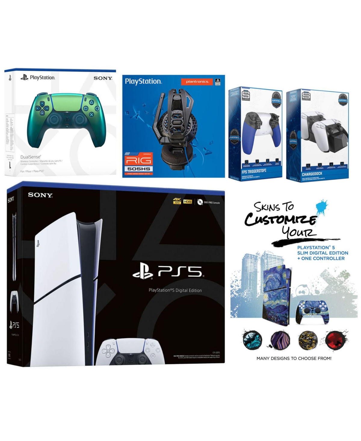 Click here for Sony Playstation 5 Slim Digital with Extra Volcani... prices