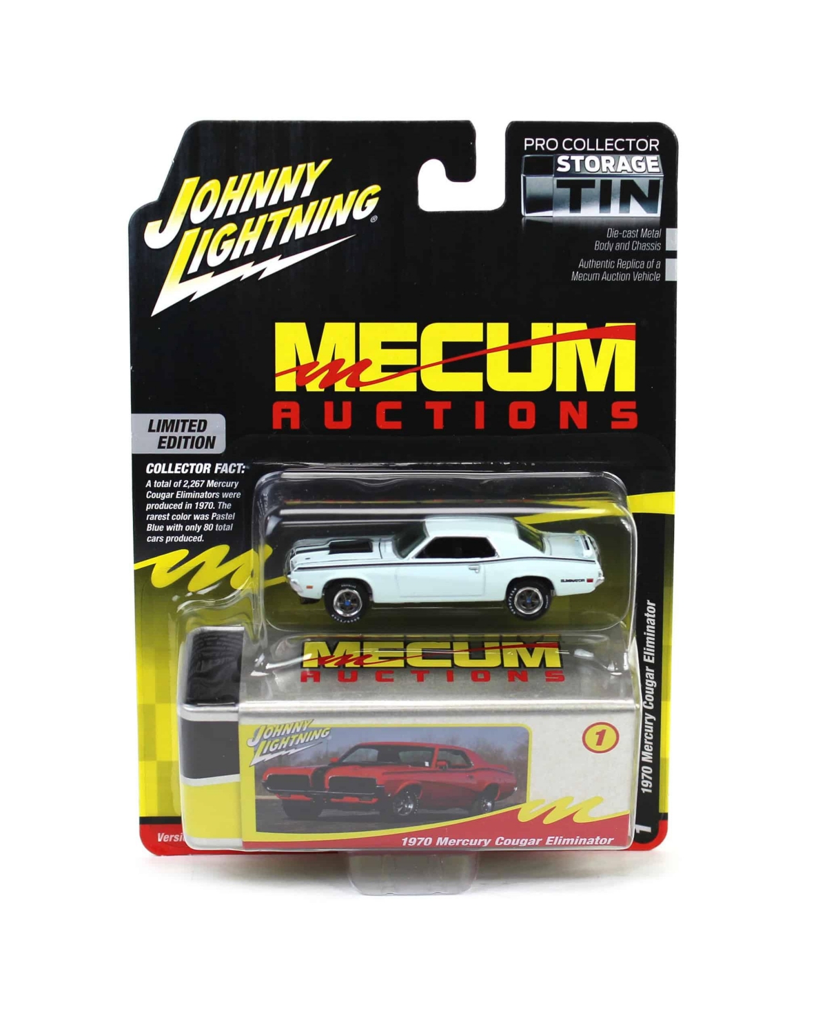 Click here for 1/64 1970 Mercury Cougar Eliminator White Mecum Jo... prices