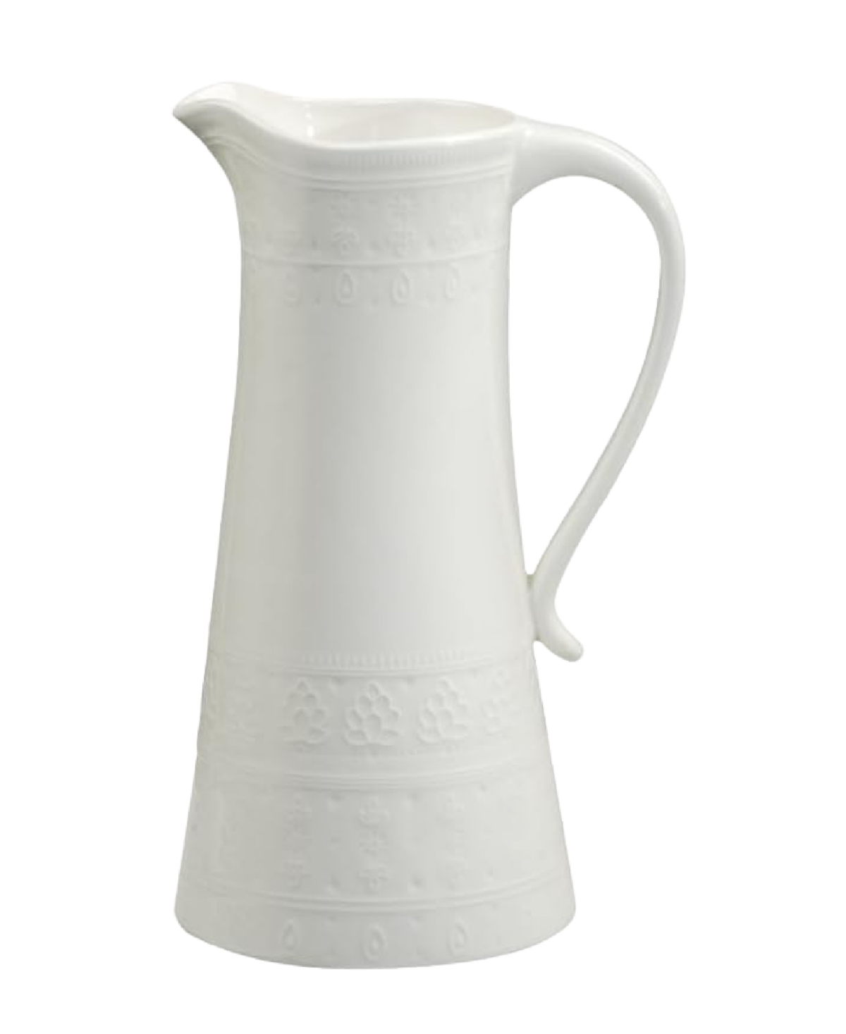 Click here for Euro Ceramica Fez Pitcher - White prices