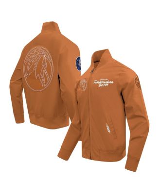 Pro Standard Men's Brown Minnesota Timberwolves Paint The City Full-Zip ...