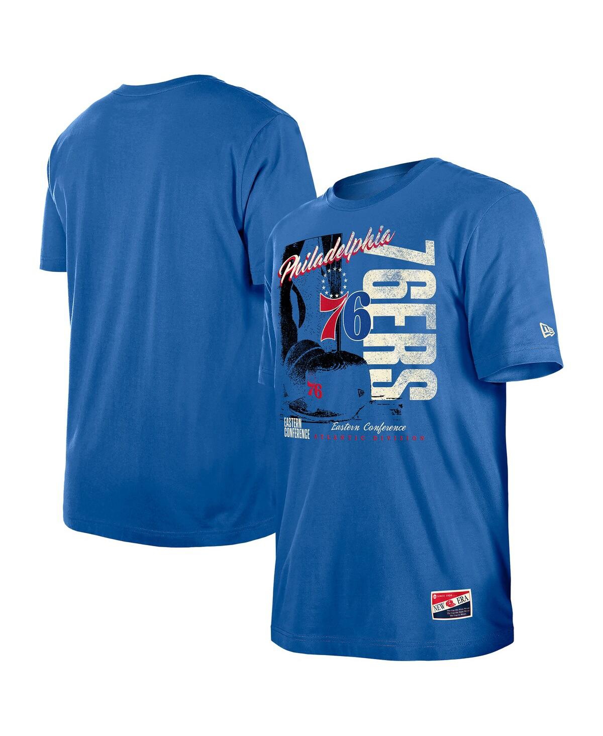 Click here for New Era Mens Royal Philadelphia 76ers Distressed T... prices