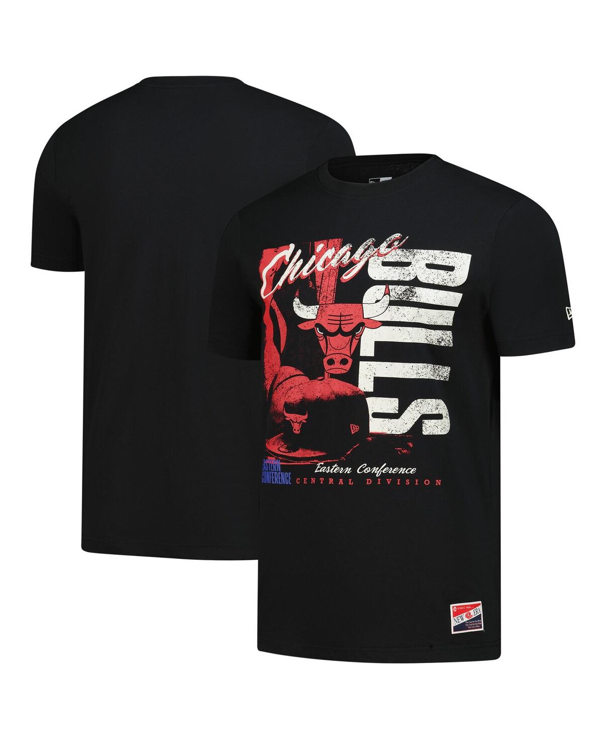 Click here for New Era Mens Black Chicago Bulls Distressed Throwb... prices