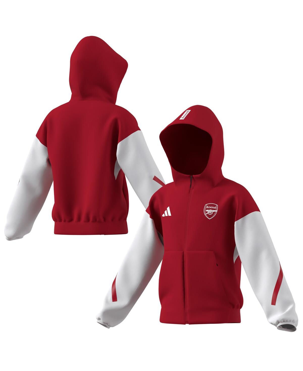 Click here for Adidas Big Boys and Girls Red Arsenal 2025/26 Anth... prices