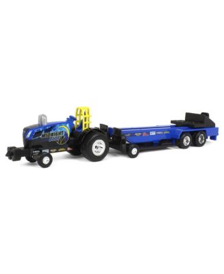 1/64 New Holland "Midnight Blue" Pulling Tractor with Pulling Sled - Macy's