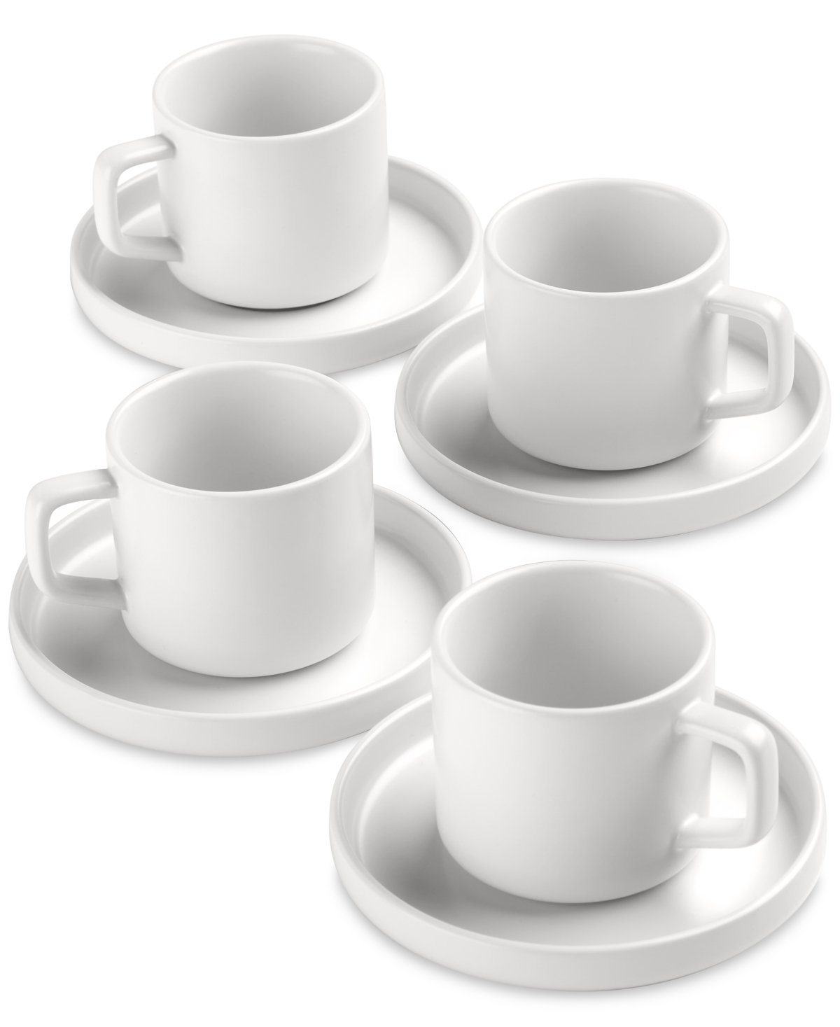 Click here for The Cellar Whiteware Espresso Cup & Saucer Set  Se... prices