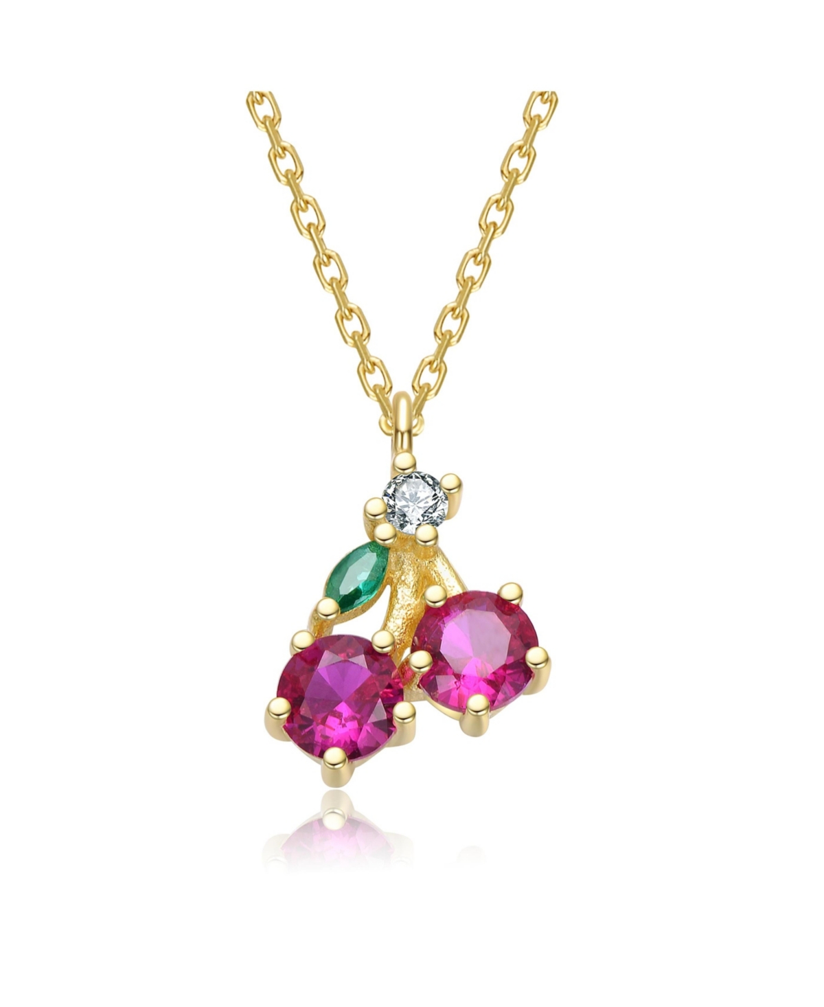 Click here for 14K Gold Plated with Multi-Color Pendant Necklace... prices