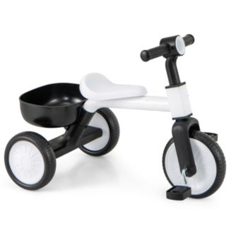 Toddler Convertible Trike with 86° Limited Steering Angle and Carbon ...