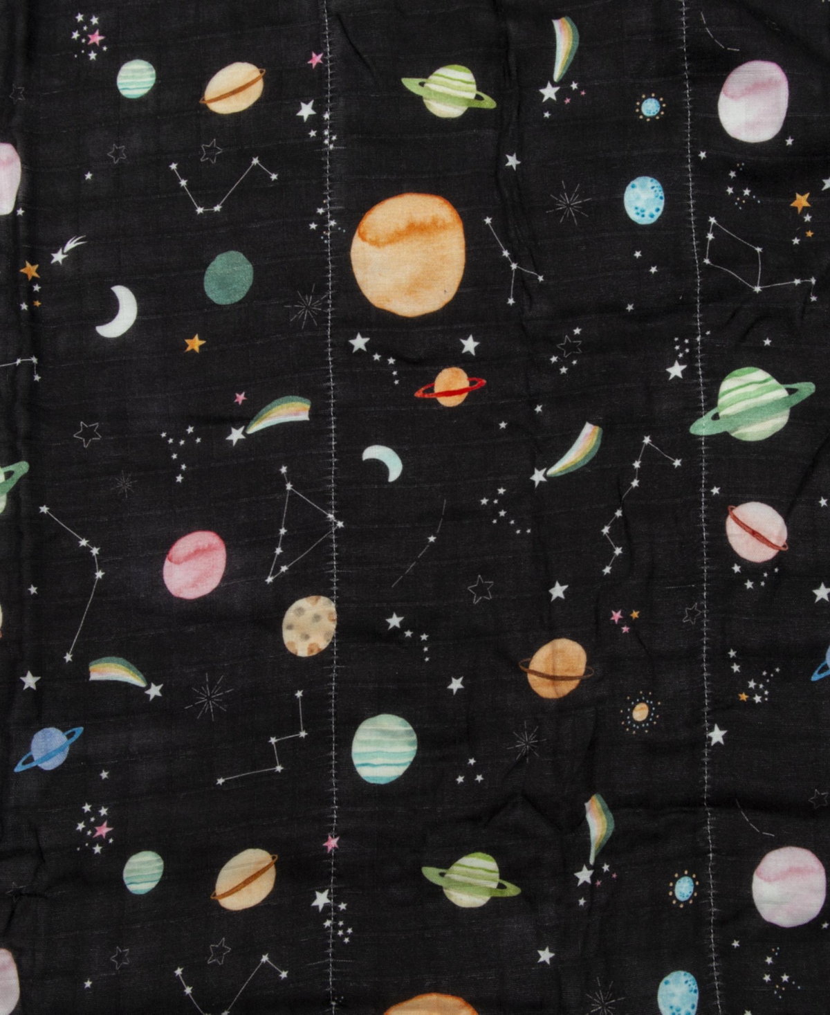 Click here for Loulou Lollipop Baby Planet Print Quilt - Planets prices