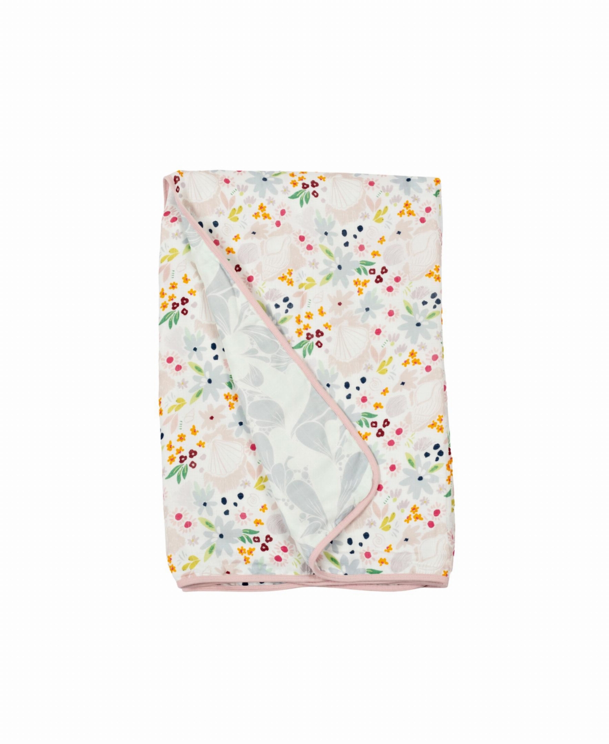 Click here for Loulou Lollipop Baby Planet Print Quilt - Shell fl... prices