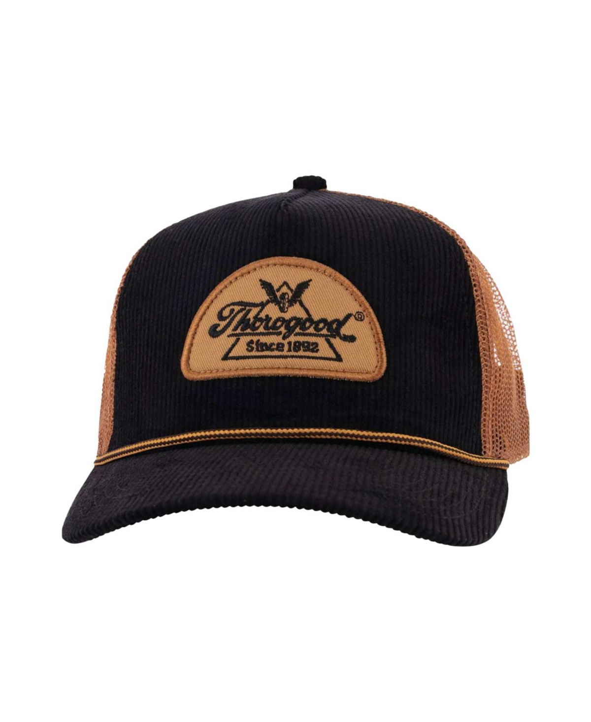 Click here for Thorogood Mens Vintage Corduroy Snap Back Hat - Bl... prices