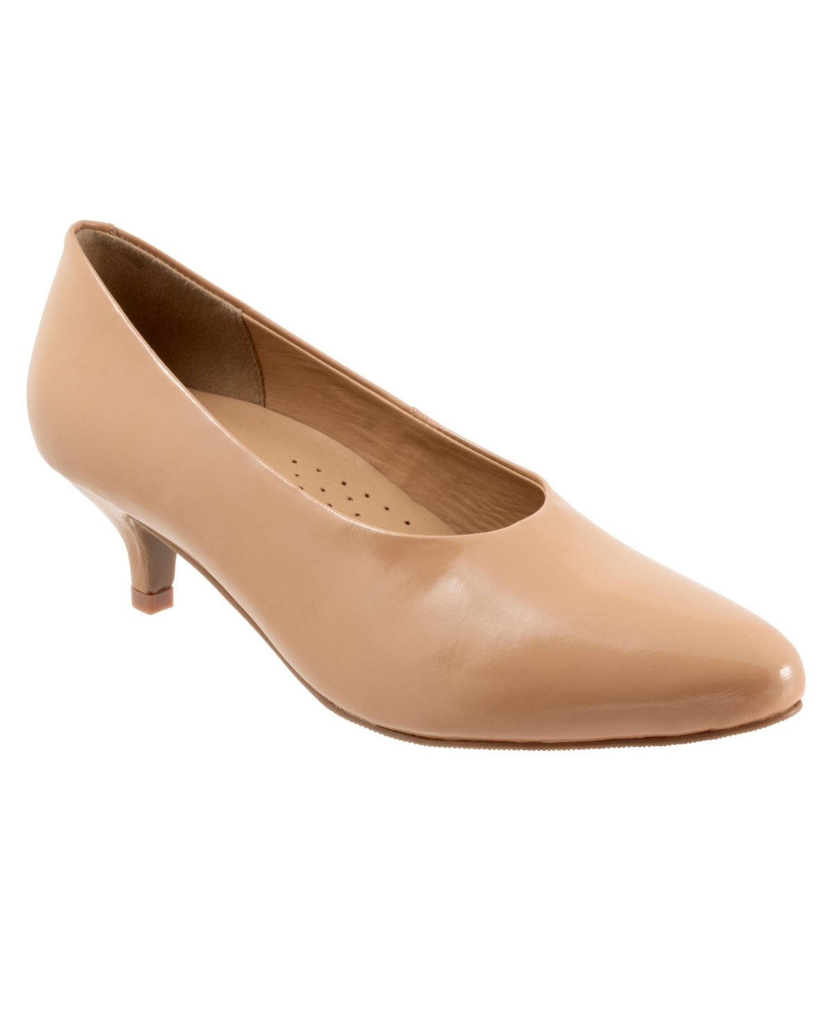 Click here for Womens Trotters Kimber Pumps - Beige patent prices