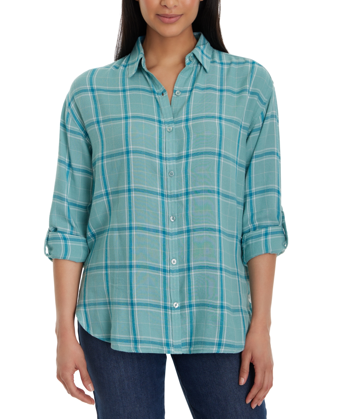 Click here for Gloria Vanderbilt Womens Amanda Button-Front Shirt... prices