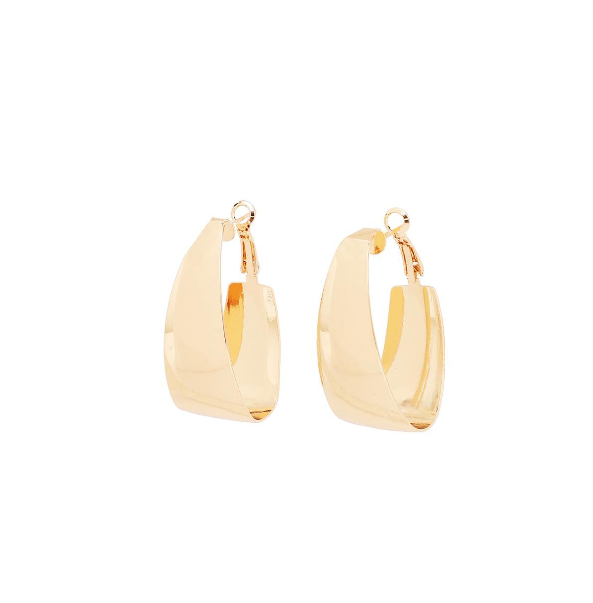 Click here for Sohi Womens Gold Minimal Hoop Earrings - Gold prices