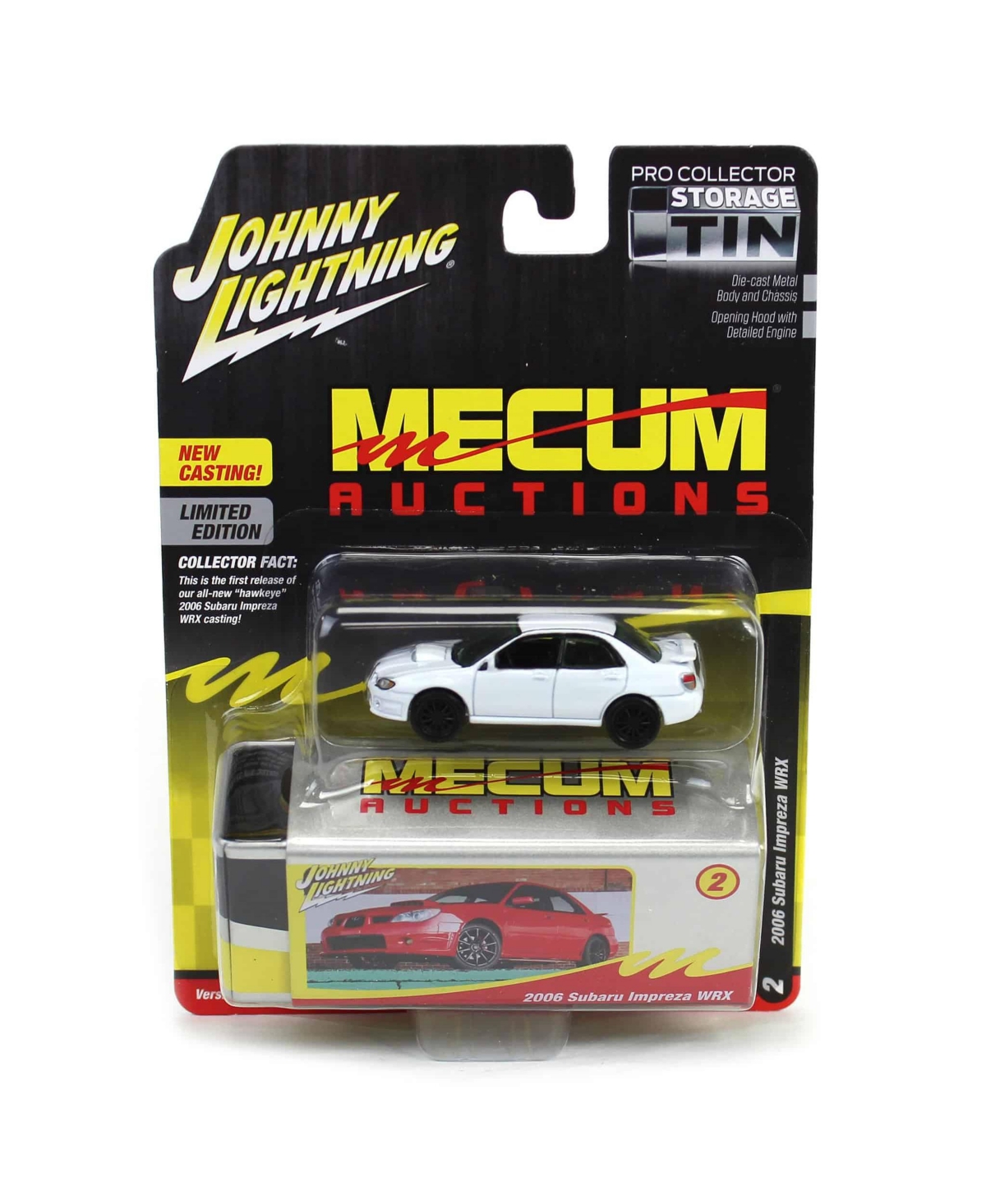 Click here for 1/64 2006 Subaru Impreza Wrx White Mecum Johnny Li... prices
