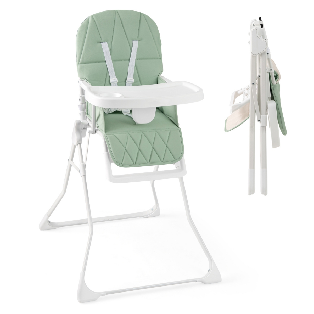 Click here for Slickblue Toddler Easy Clean Compact Highchair wit... prices