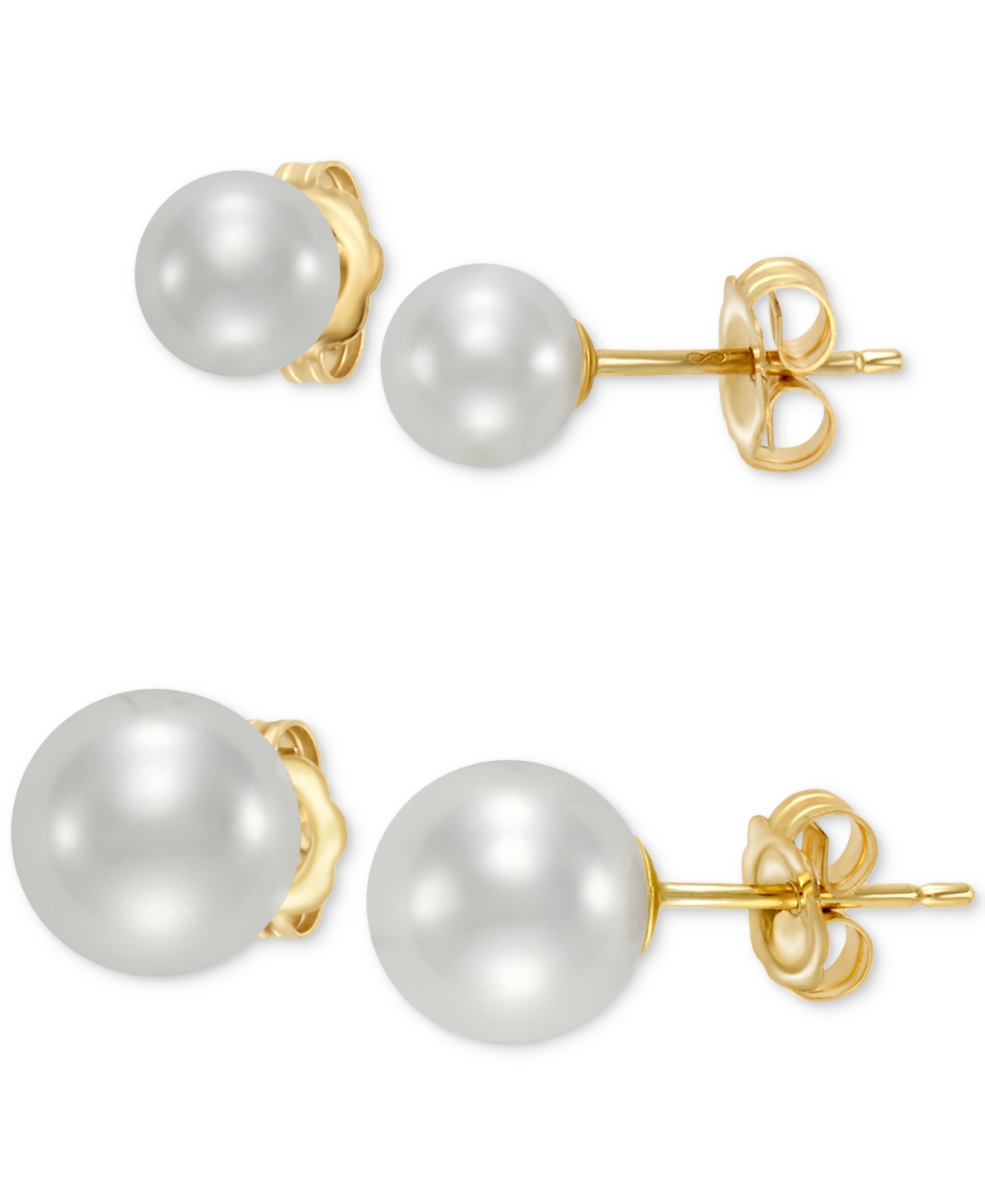 Click here for 2-Pc. Set Cultured Freshwater Pearl (5 & 7mm) Stud... prices