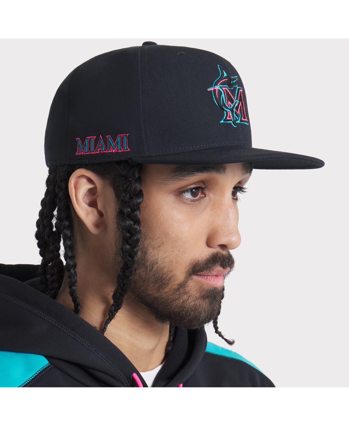 Click here for Nike Mens Black Miami Marlins 2025 City Connect Pe... prices