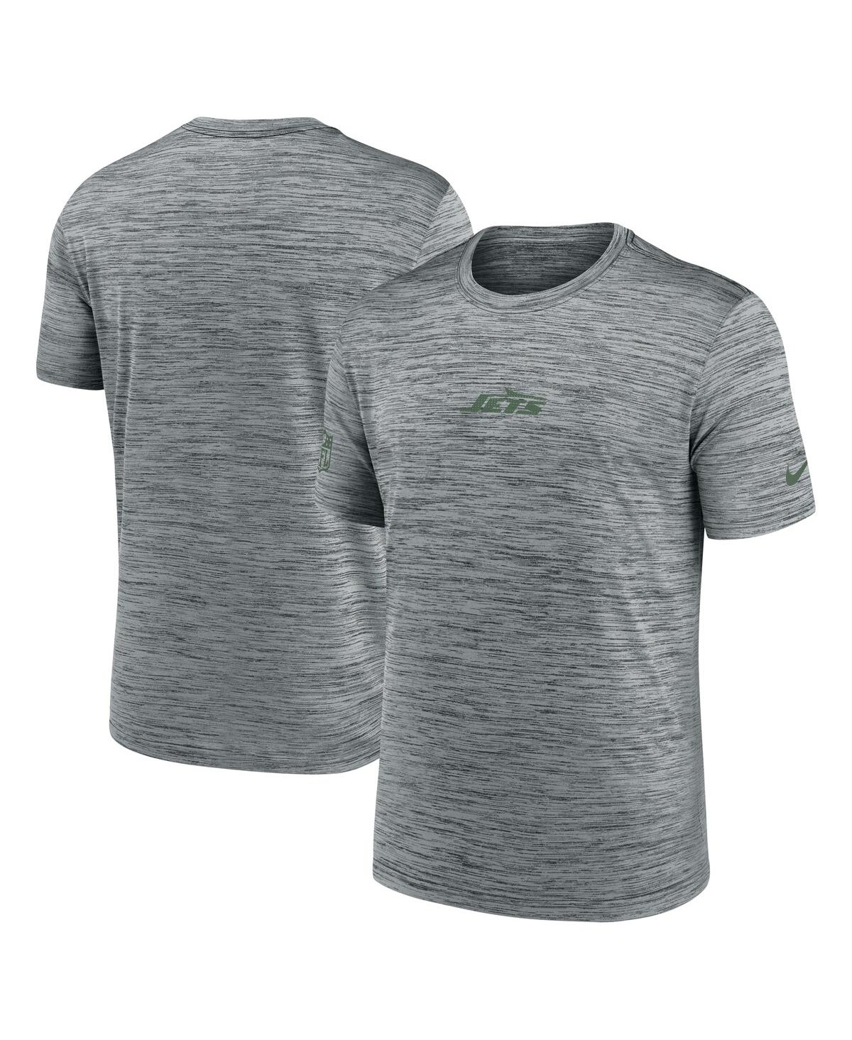 Click here for Nike Mens Gray New York Jets Sideline Velocity Per... prices