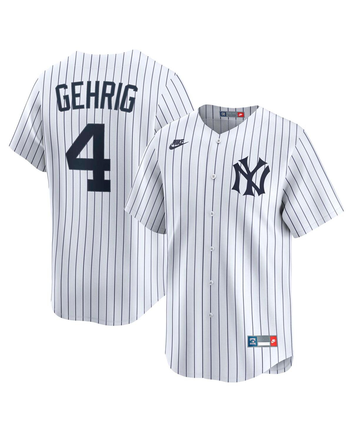 Click here for Nike Mens Lou Gehrig White New York Yankees Throwb... prices