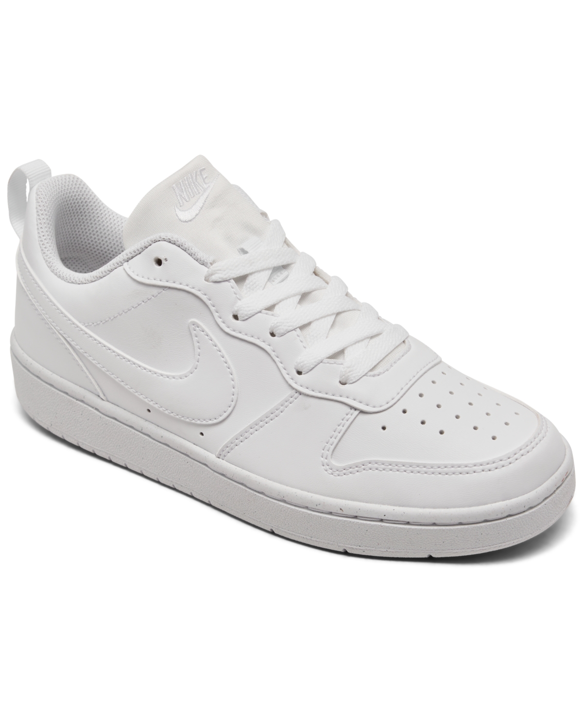 Nike Big Kids Court Borough Low Recraft Casual Sneakers from Finish Line - White