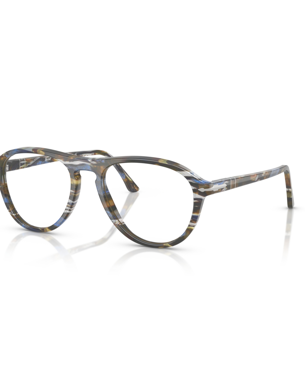 Click here for Persol Unisex Pilot Eyeglasses  PO3371V - Frost Gr... prices