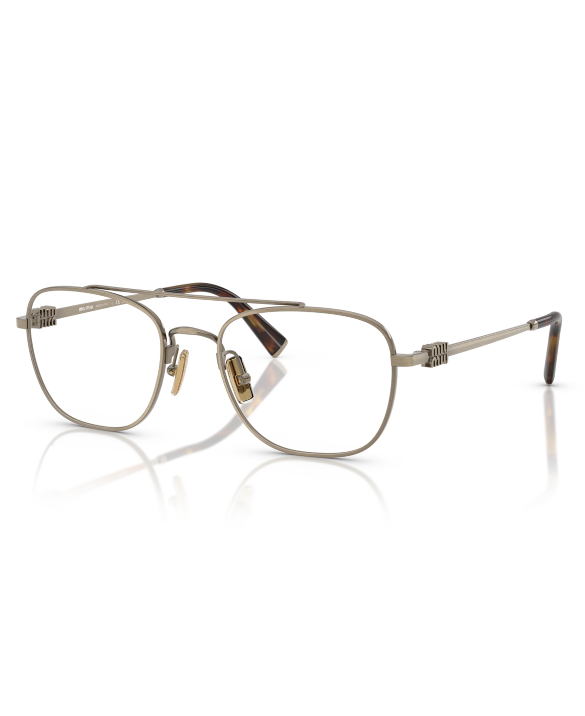 Click here for Miu Miu Womens Square Eyeglasses  Mu 51WV - Old Go... prices