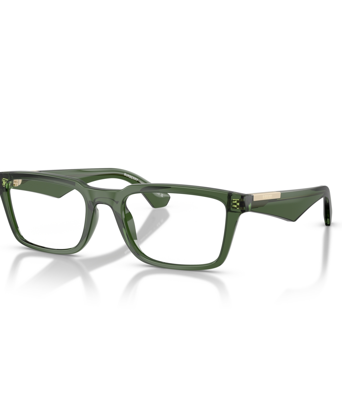 Click here for Burberry Mens Rectangle Eyeglasses  BE2428U - Gree... prices