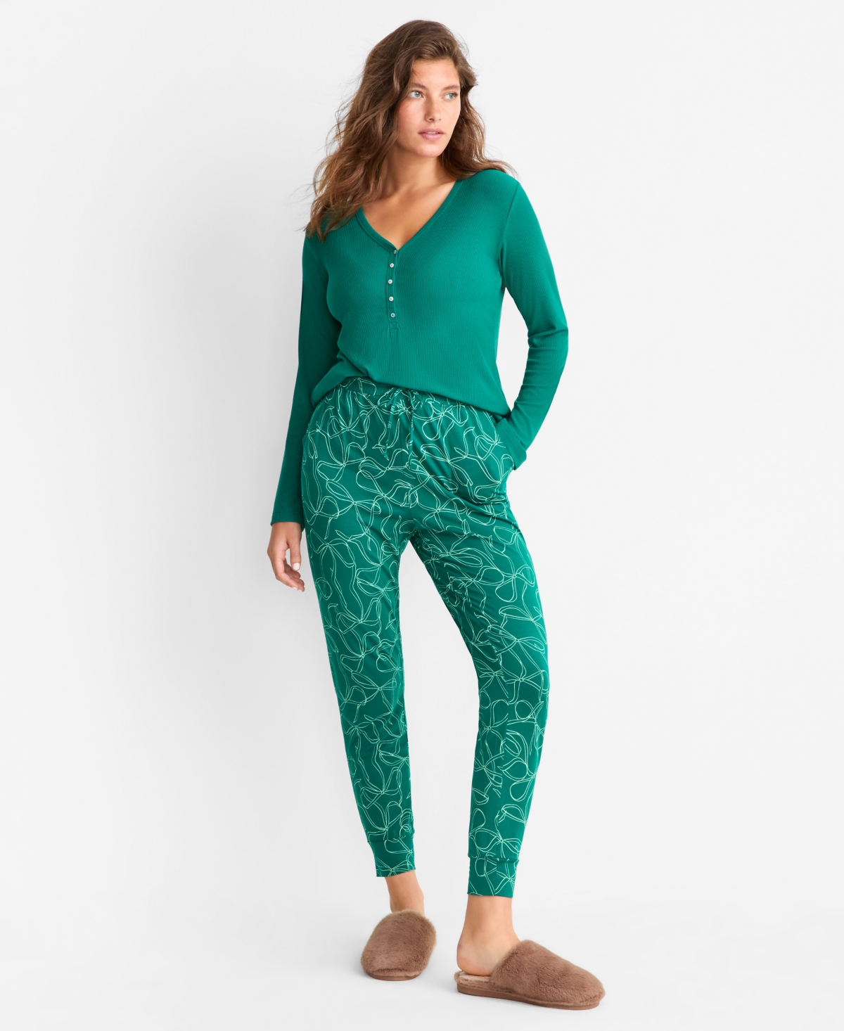 Click here for State of Day Womens Jogger Pajama Pants Xs-3X  Cre... prices