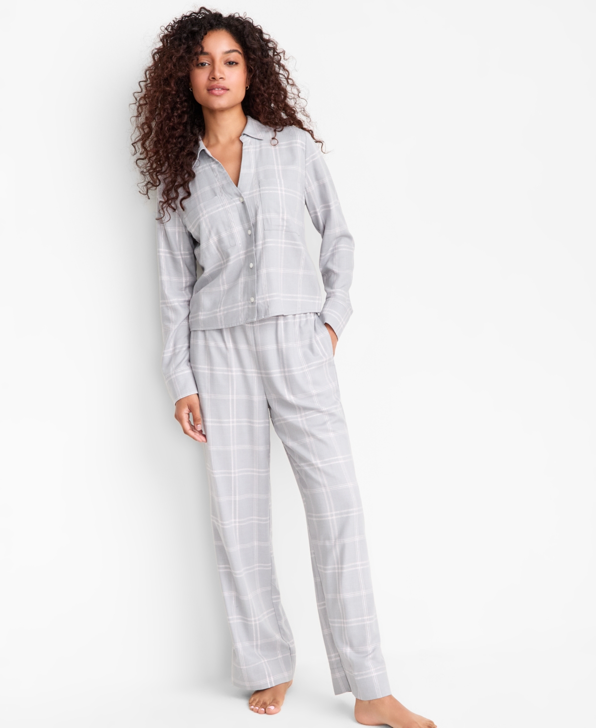 Click here for State of Day Womens Flannel Pajama Set  Macys Excl... prices