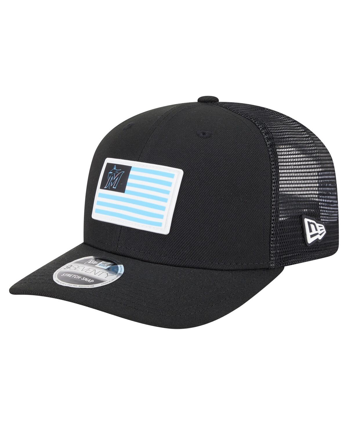Click here for New Era Mens Black Miami Marlins Flag 9SEVENTY Coo... prices