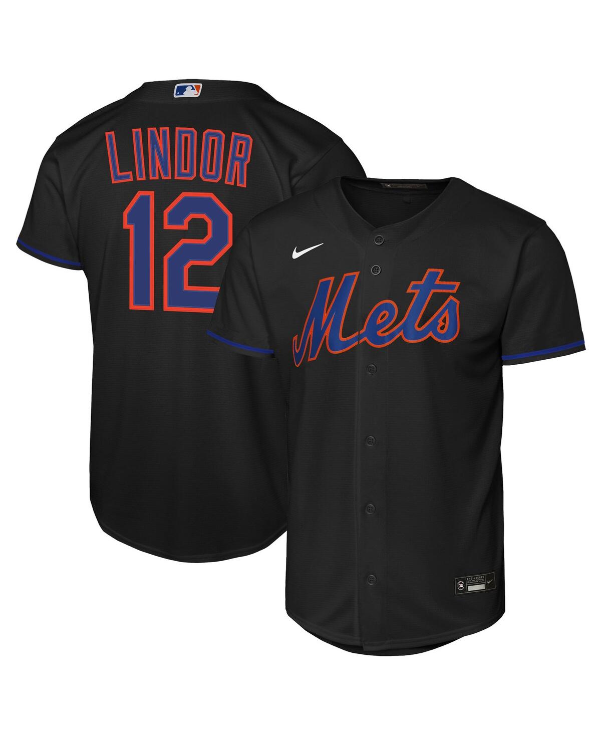 Click here for Nike Big Boys and Girls Francisco Lindor Black New... prices
