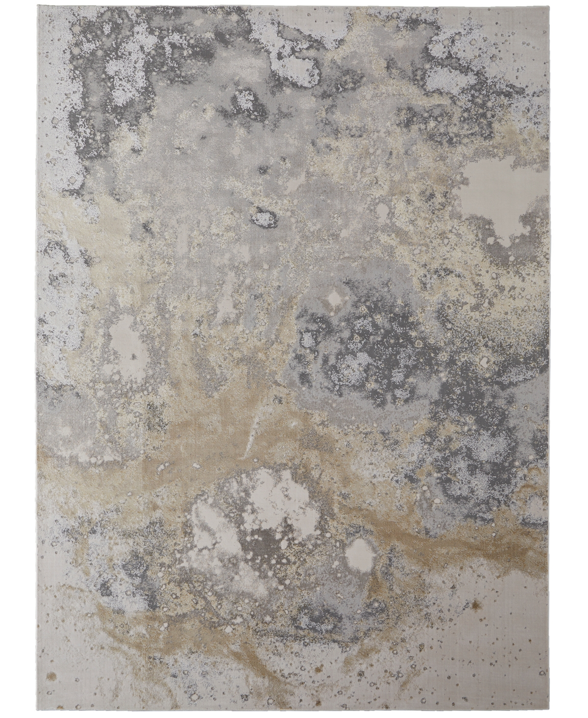 Click here for Feizy Astra 39L3F 5x8 Area Rug - Gray  Gold prices