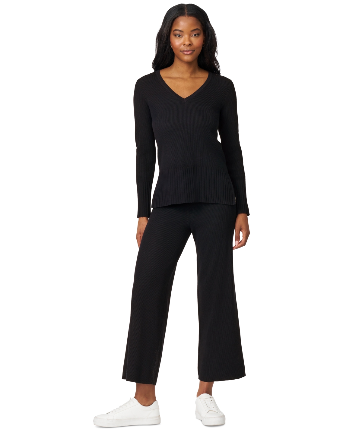 Click here for Melissa Paige Womens Ribbed-Knit V-Neck Tunic & Pa... prices
