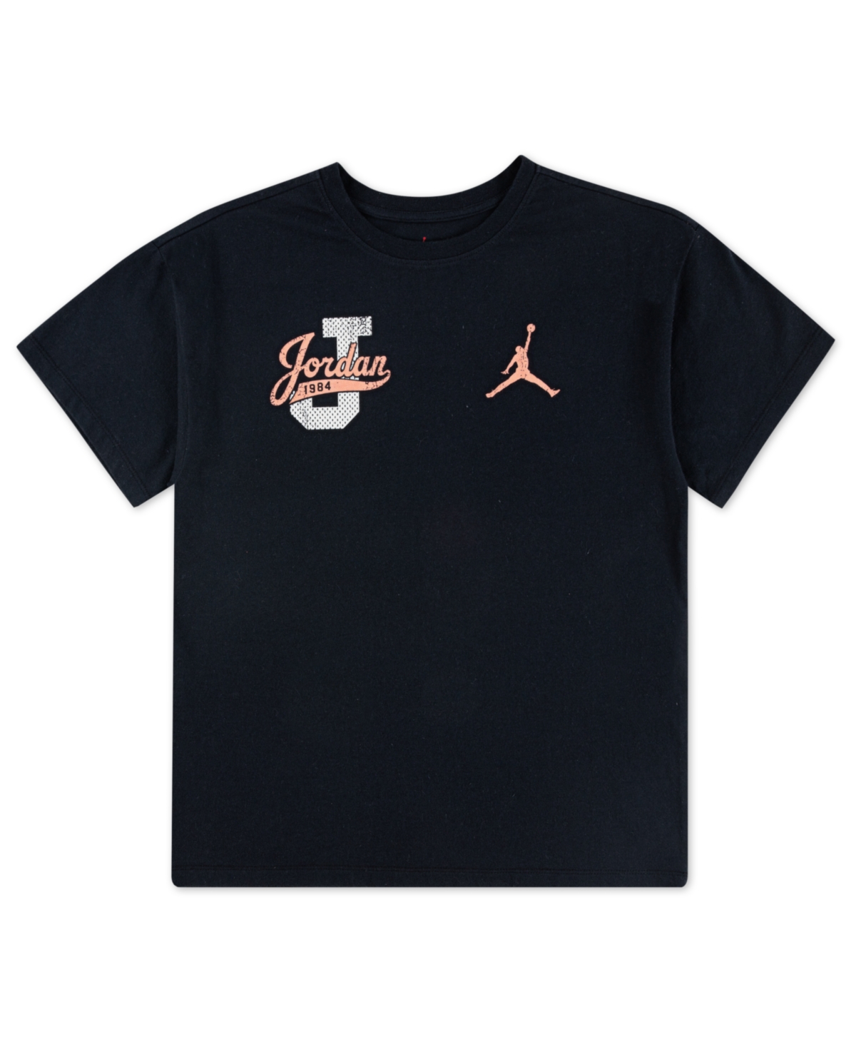 Click here for Jordan Big Girls Distressed Collegiate T-Shirt - B... prices